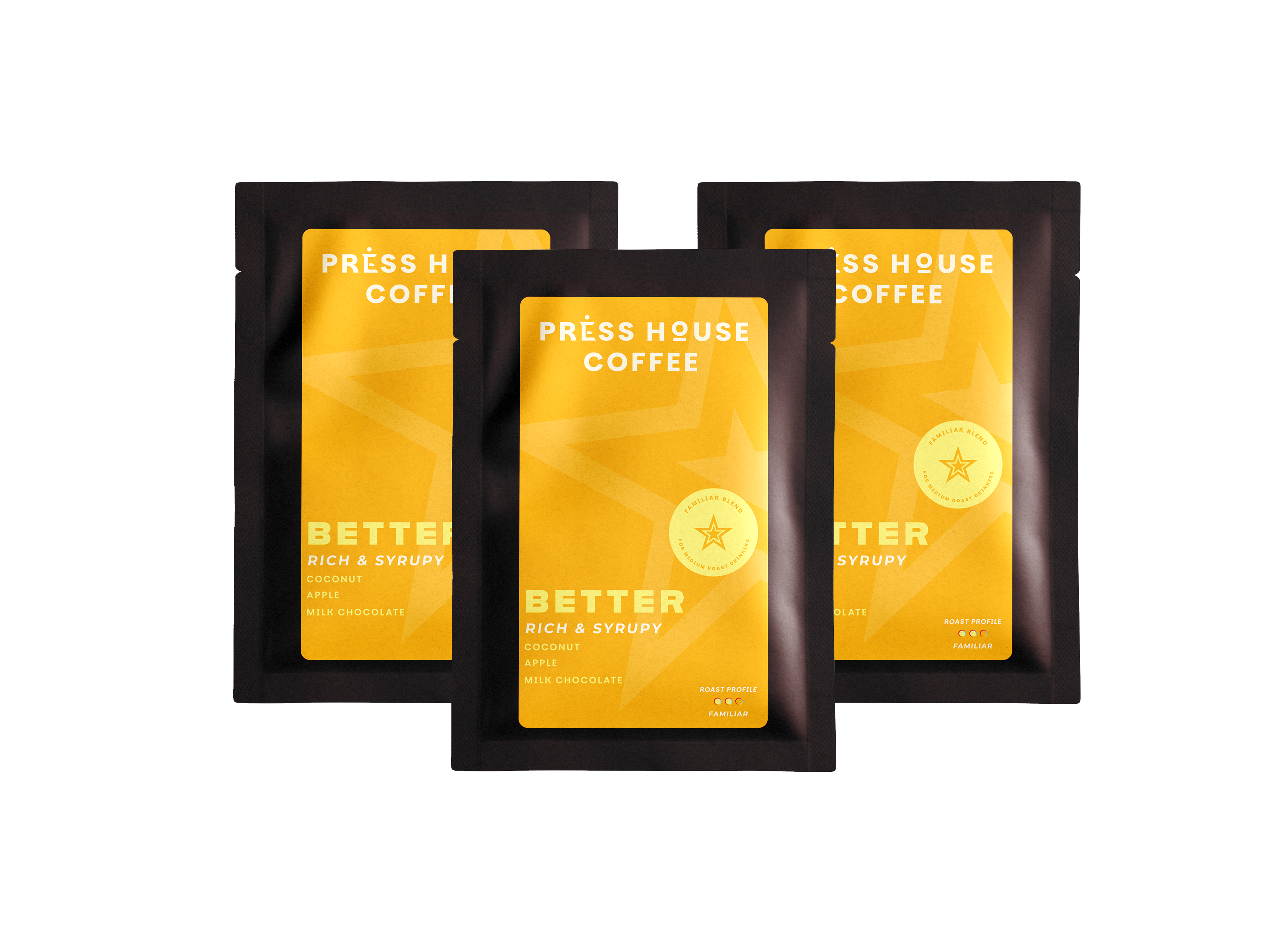 Medium Roast Instant Single Serve Coffee Pack | Press House Coffee